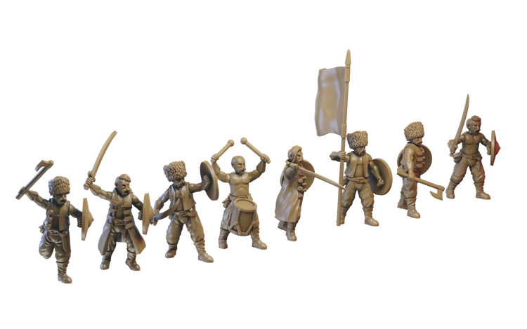 Cossack Infantry [10 Models] – Sundered Studios