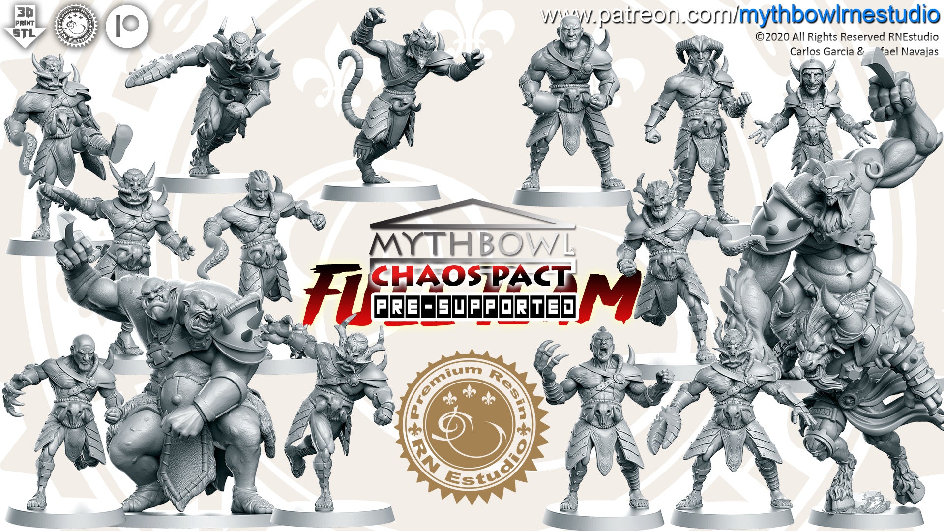 Chaos Pact Team [16 Models] – Sundered Studios