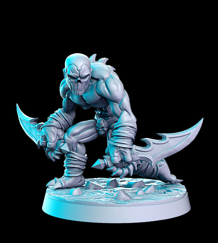 Shadow Stalker with Dual Blades, Undead Assassin – Sundered Studios