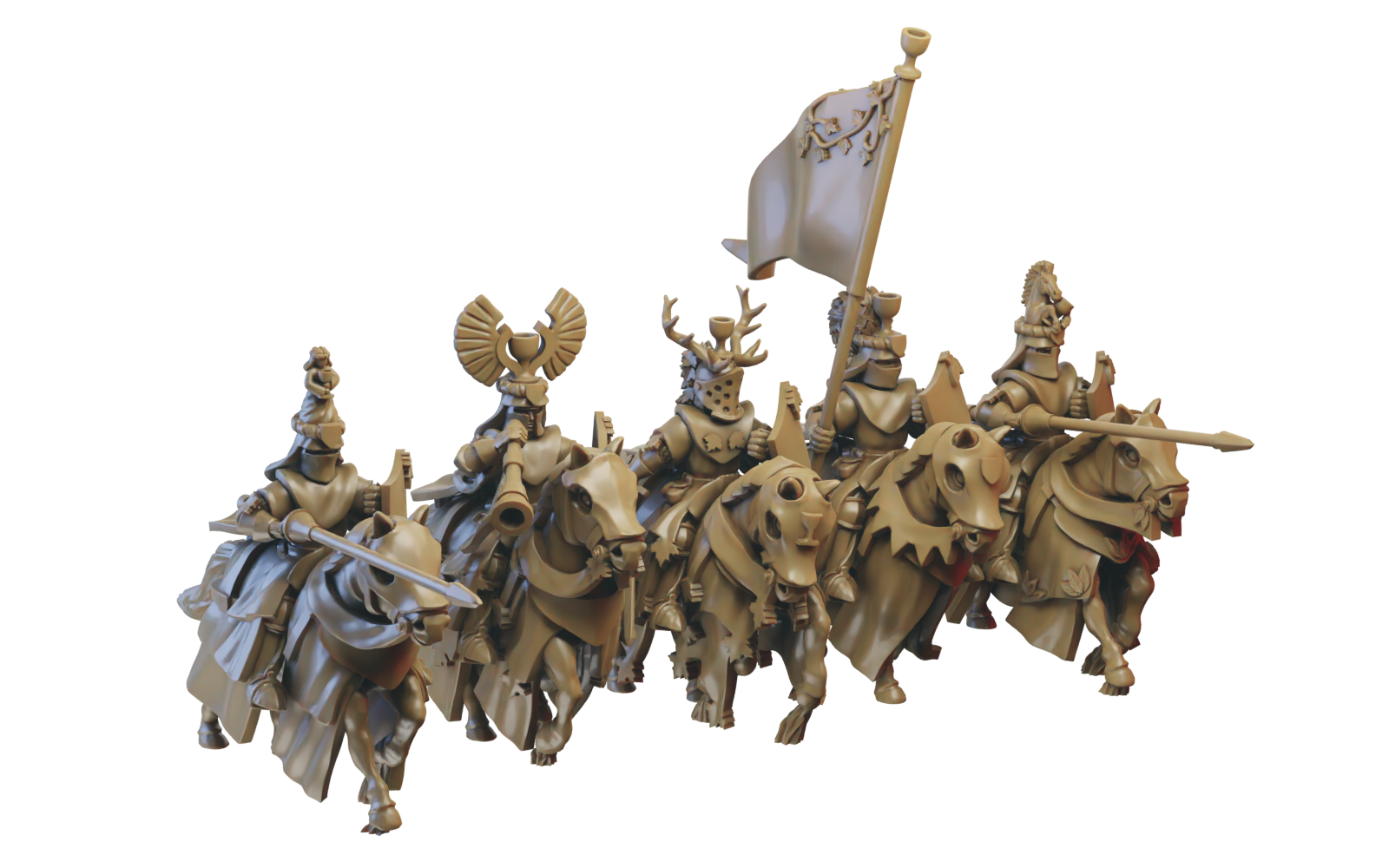 Knights of the Grail [5 Models] – Sundered Studios