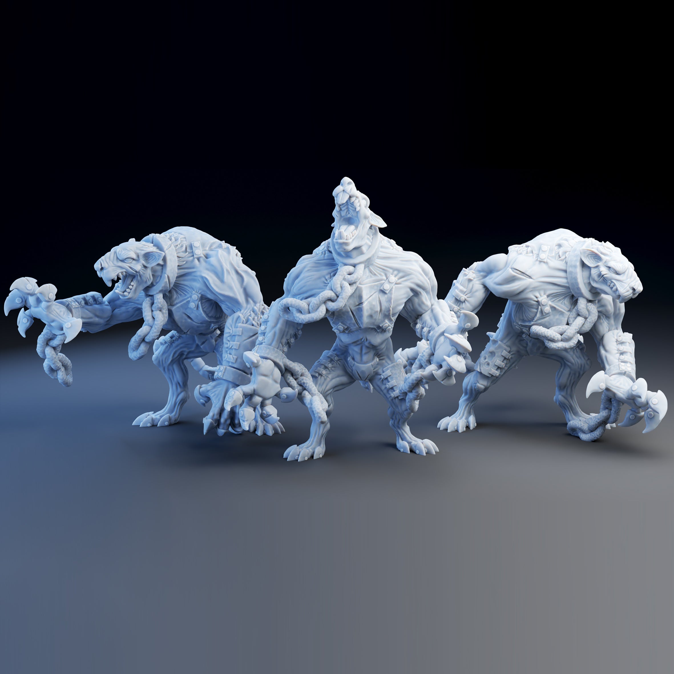 Armoured Rat Brutes [3 Models] – Sundered Studios